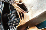 Iron Man Mark 50 Helmet Battle Damaged